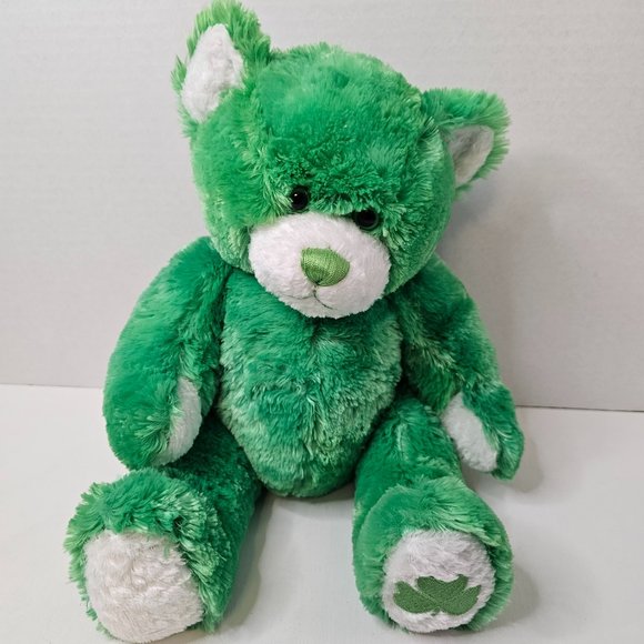 Build-A-Bear | Toys | Build A Bear Emerald Green Shamrock Clover On ...